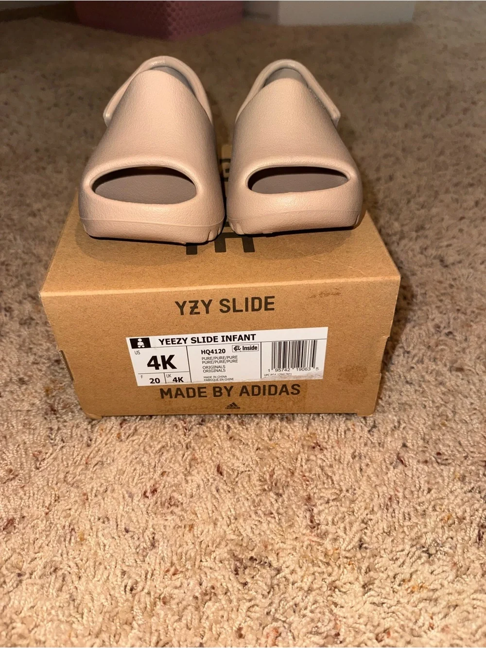 adidas | Shoes | Yeezy Slides Infant Pure | Poshmark